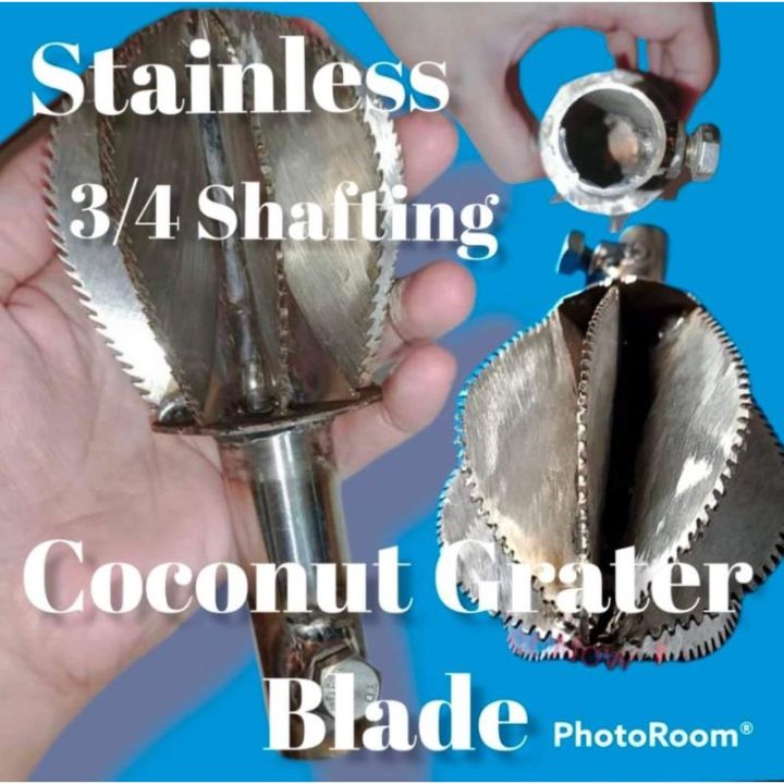 Coconut Grater Blade Stainless 3/4 Shafting Standard Size De Salpak ...