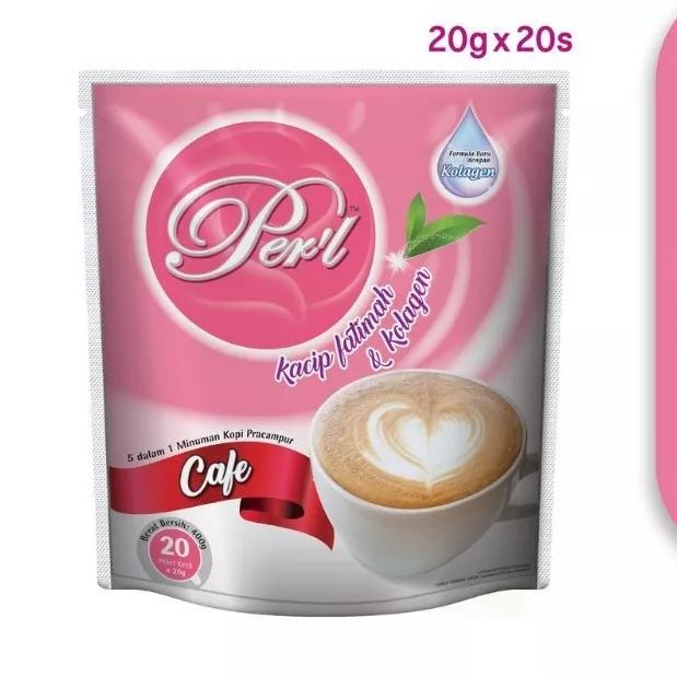 Per'l Kacip Fatimah collagen coffee powder sashets 5 in 1 Premix Coffee ...