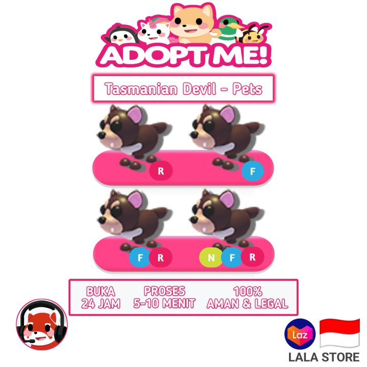 Adopt Me - Tasmanian Devil - Roblox | Lazada Indonesia