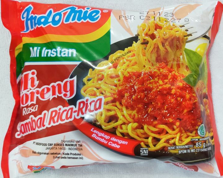 Indomie Mi Goreng Instan rasa Sambal Rica - Rica | Lazada Indonesia