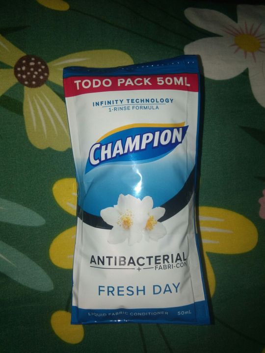 Champion Fabric Conditioner Antibacterial 50ml | Lazada PH