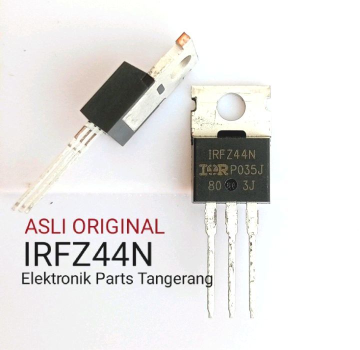 IRFZ44N ORIGINAL TRANSISTOR IRFZ44N TR IRFZ 44N TR IRF Z44N TRANSISTOR MOSFET IRFZ44N ASLI ...