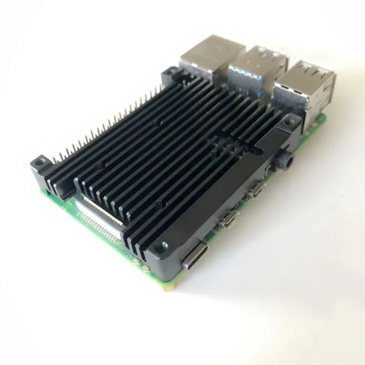 Raspberry Pi 4B Embedded Bumper Aluminum Alloy Cooler Supports Poe ...