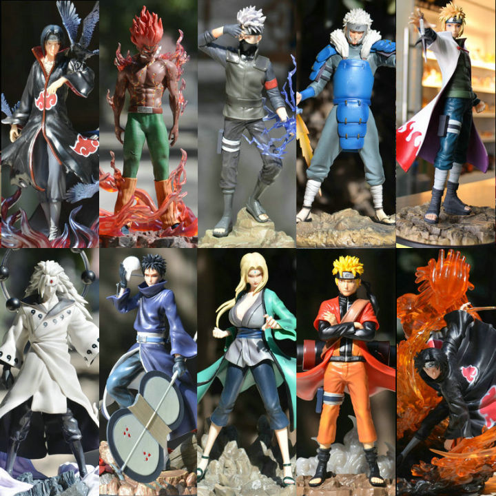 Naruto Hand-Made Kakashi Naruto Sasuke Crow Skunk Six Spots with Soil ...
