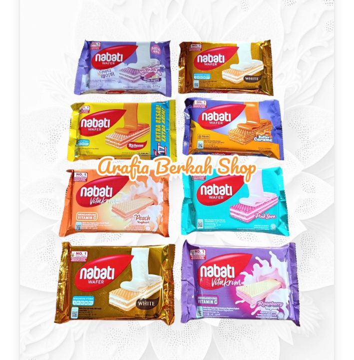 NABATI WAFER Per 1 Pcs 43 gr Aneka Rasa Cemilan Jajanan | Lazada Indonesia