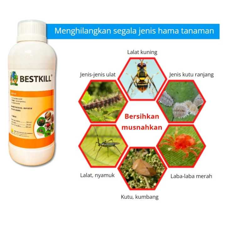 bestkiil insektisida pembasmi hama ORIGINAL 250ML | Lazada Indonesia
