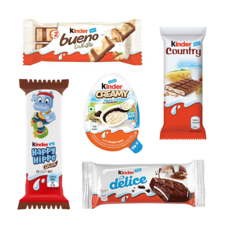 Aneka Kinder Ecer, Kinder Creamy, Kinder happy hippo, kinder bueno ...