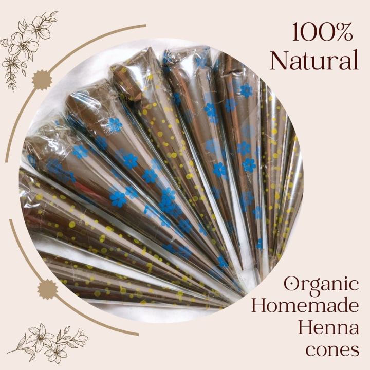 Organic henna cone( henna art by rubina) | Lazada.co.th