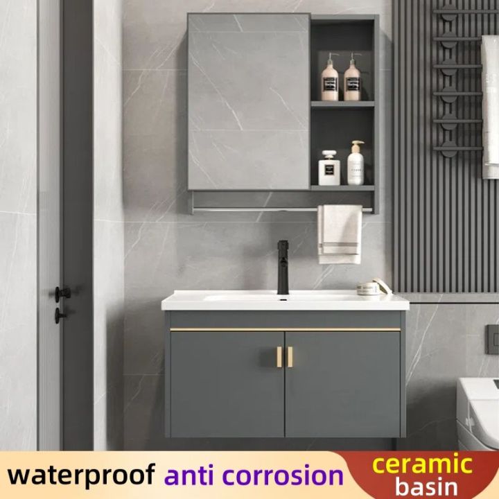 Lavatory Sink Complete Set Vanity Bathroom Sink Cabinet Lavatory Wash ...