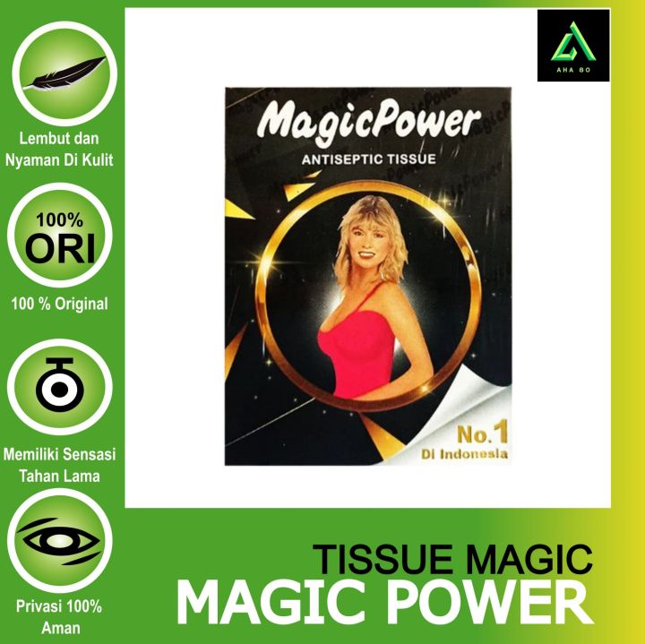 TISSUE MAGIC MAN HITAM 6 SACHET/ TISU SUPER MAGIC/ TISU POWER MAGIC ...