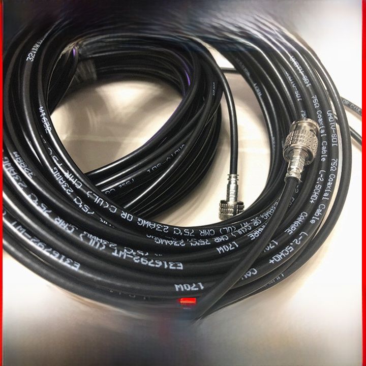 CANARE กล้อง L-2.5CHD + 75ยุโรป BNC สายเชื่อมต่อ4K 12G SDI สายวิดีโอ | Lazada.co.th