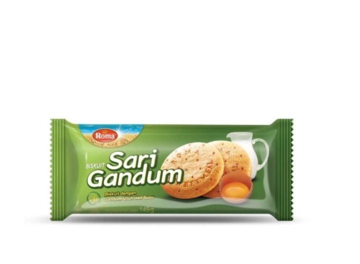 Roma Biskuit Sari Gandum 149 Gram | Lazada Indonesia