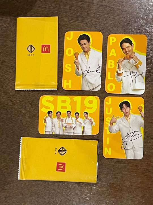 [OFFICIAL] McDonalds x SB19 Photocards “McDo SB19 Photocards” | Lazada PH