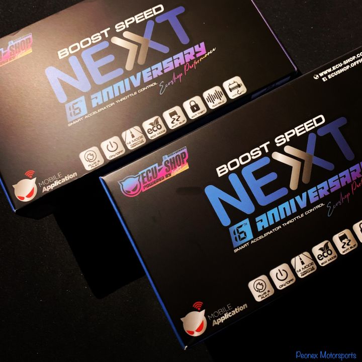 (LED LIGHT) ECU Shop Boost Speed Next V2 16th Anniversary Throttle Controller Aruz Myvi Triton ...