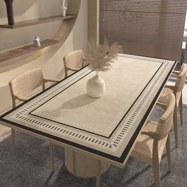 Modern Minimalist Dining Table Mat Waterproof Oilproof Nonwash ...