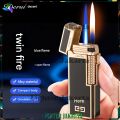 Korek Api Dupont Api Gas Dual Flame Derui Lighter DR-358 | Lazada Indonesia