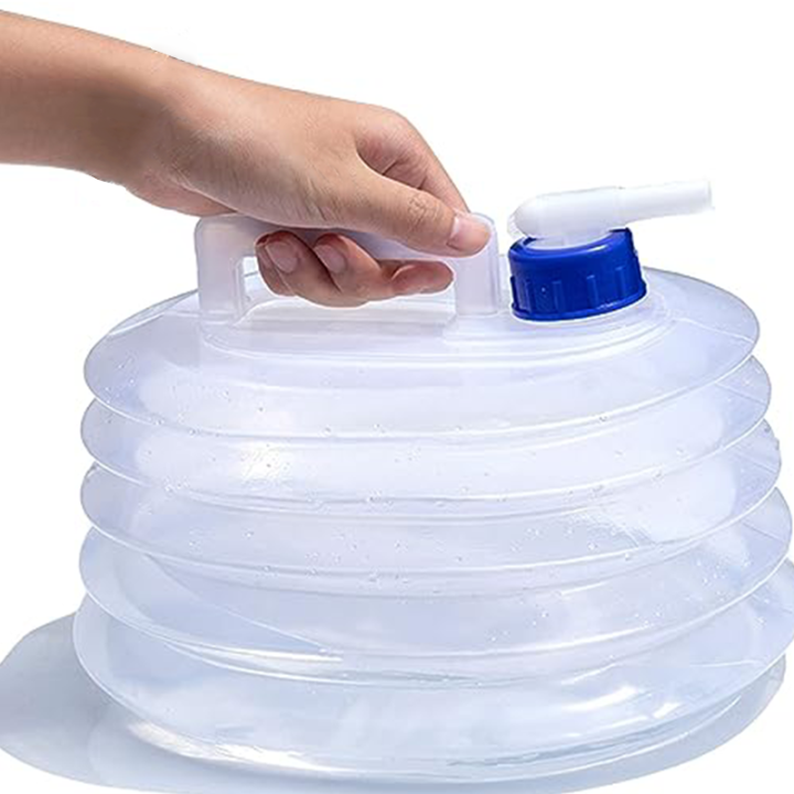5/10/15L portable collapsible bucket emergency water storage collapsible tank Outdoor camping ...