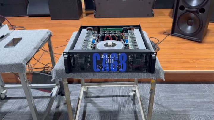 BEIJI CA68 high-power audio professional amplifier 8 ohm 1800W*2 two-channel 3U speaker ...