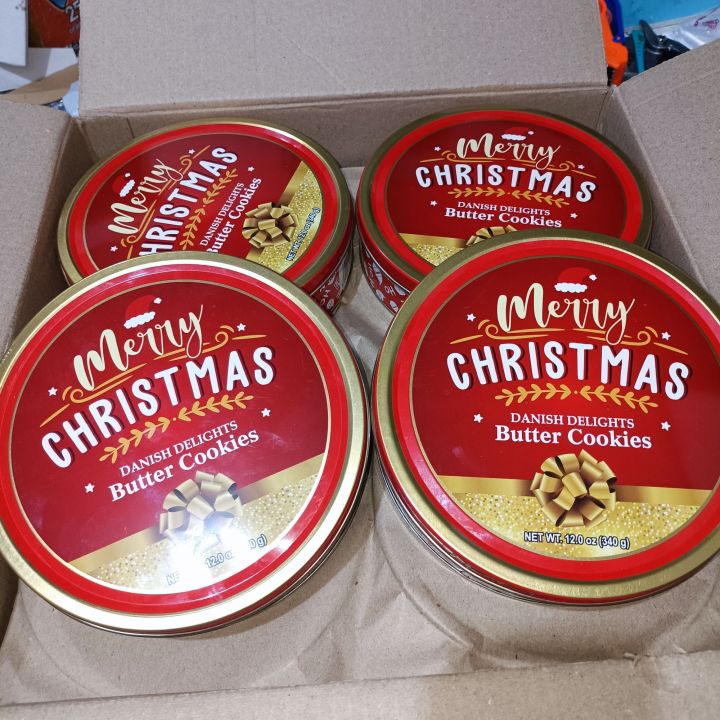 Merry Christmas Danish Delights Butter Cookies 340grams | Expiry ...