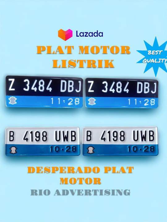 Plat Motor Listrik | Lazada Indonesia