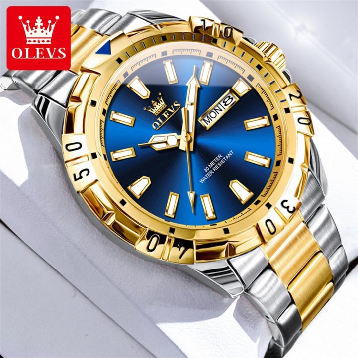 OLEVS watch for mens 2025 the new geen water ghost mens water proof ...