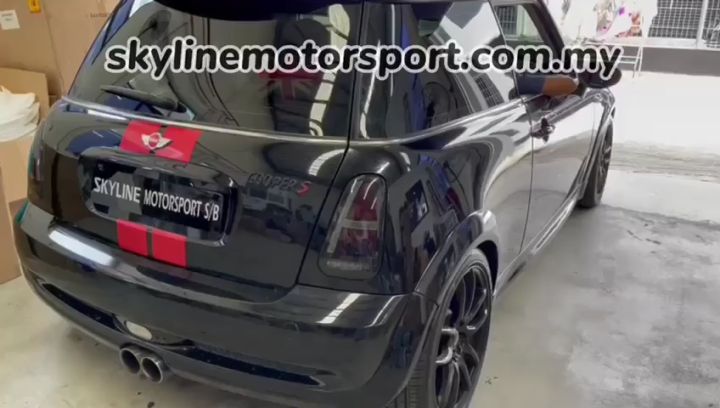 Mini Cooper R50 R52 R53 Led Tail Lamp Union Jack Bar 2001 2002 2003 ...