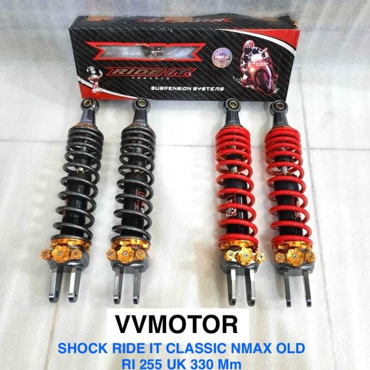 SHOCK BELAKANG NMAX LAMA / NMAX OLD RIDE IT TIPE RI 255 UK 330 Mm ...