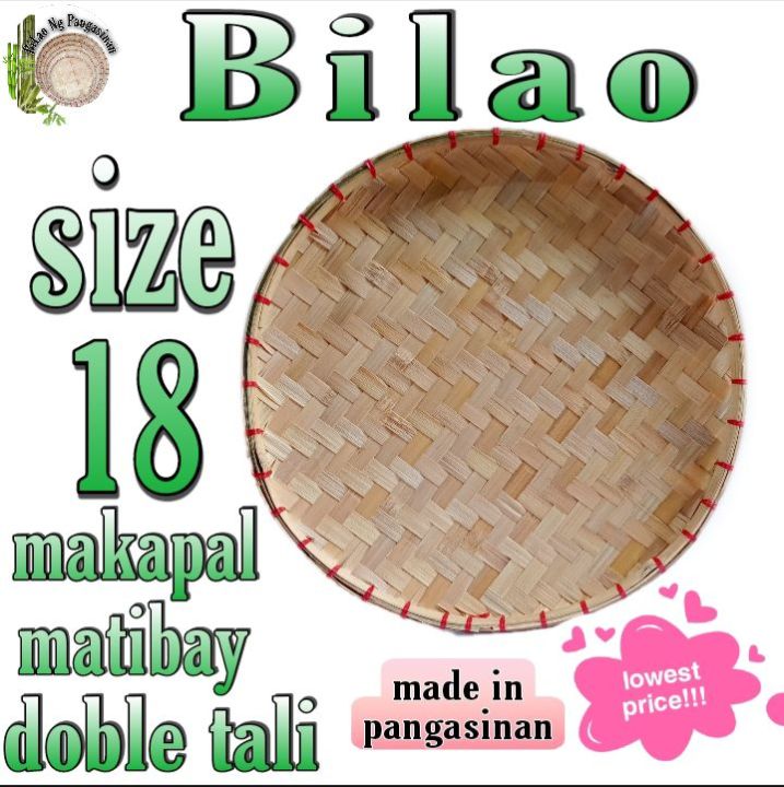 Bilao size 18" makapal (minimum order 5-10pcs) | Lazada PH