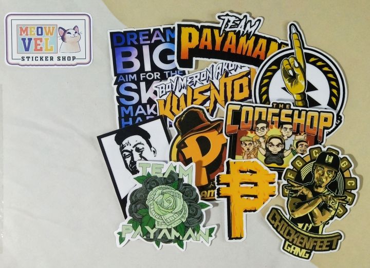 10 PCS TEAM PAYAMAN CONGTV VINYL STICKER PACK #1 // FOR AQUAFLASK ...