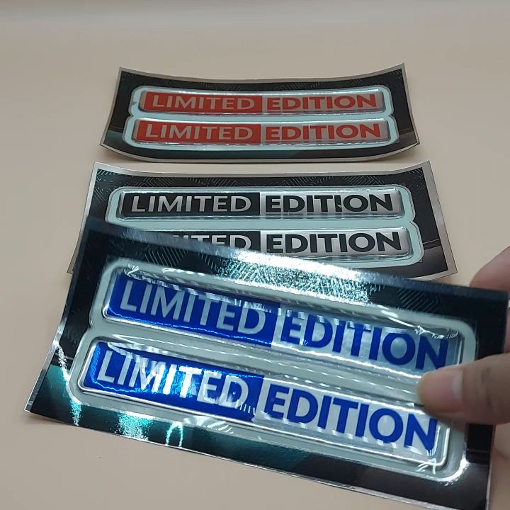 Sticker emblem stiker LIMITED EDITION stiker timbul | Lazada Indonesia