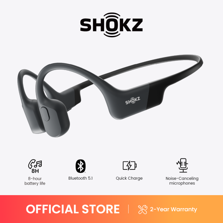 Shokz OpenRun S803 Bone Conduction Sports Bluetooth Wireless Earphones ...