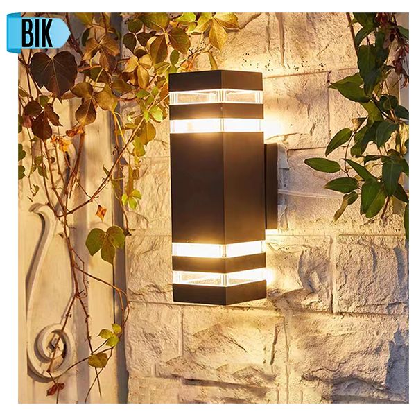 BIK E27 LED Wall Light Dual Head Wall Lamp Outdoor Socket for Courtyard ...