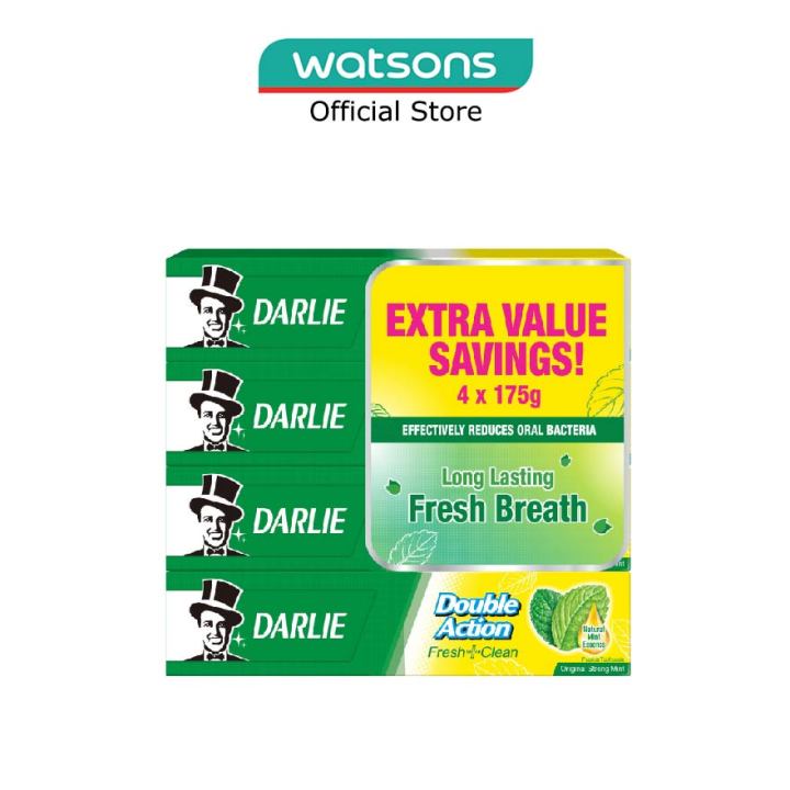 DARLIE Double Action Toothpaste Fresh + Clean Packset (Effectively ...