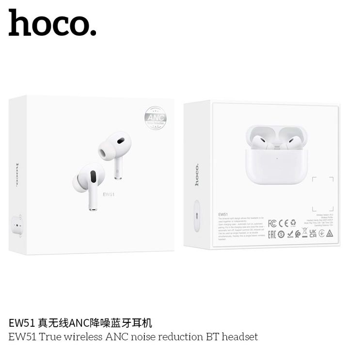 Hoco EW51 หูฟัง หูฟังบลูทูธ หูฟัง ไร้สาย ตัดเสียงรบกวน ได้ รองรับ ...