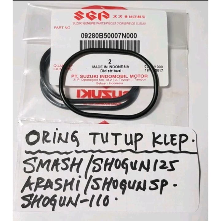 ORING TUTUP KLEP SMASH SHOGUN 110 ARSI SHOGUN 125 SMASH NEW | Lazada ... ORING TUTUP KLEP SMASH SHOGUN 110 ARSI SHOGUN 125 SMASH NEW | Lazada ...