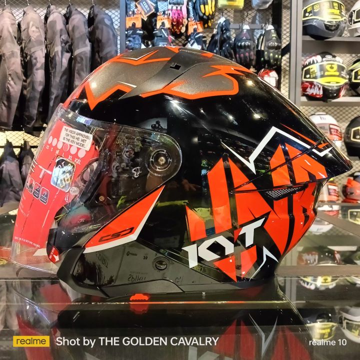 KYT TTR JET BULEGA 2021 REPLICA HELMET | Lazada