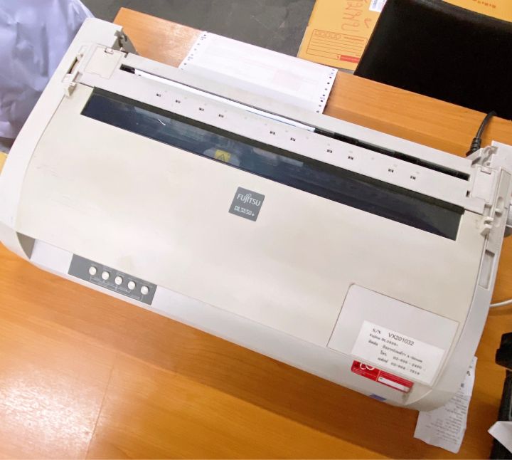 Printer fujitsu Dl3850+ Dot มือ2 แคร่ยาวหัวเข็ม ขนาด A3 ได้ พิมพ์ลอกลาย ...