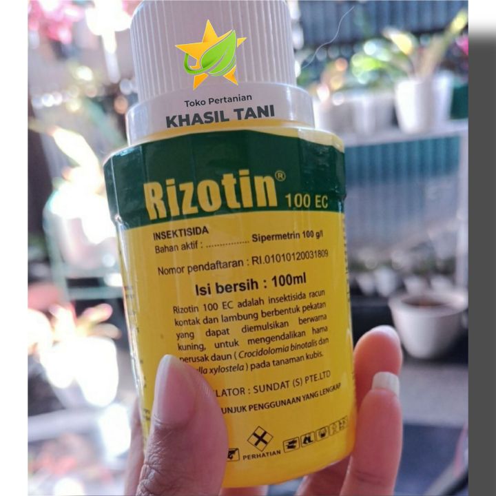 Insektisida RIZOTIN 100 EC Isi bersih 100 ml | Lazada Indonesia