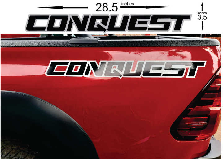 Toyota Conquest side sticker 2 pcs | Lazada PH