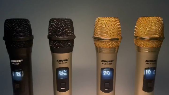 SHURE Wireless Microphone original Dual Handheld Microphone with ...