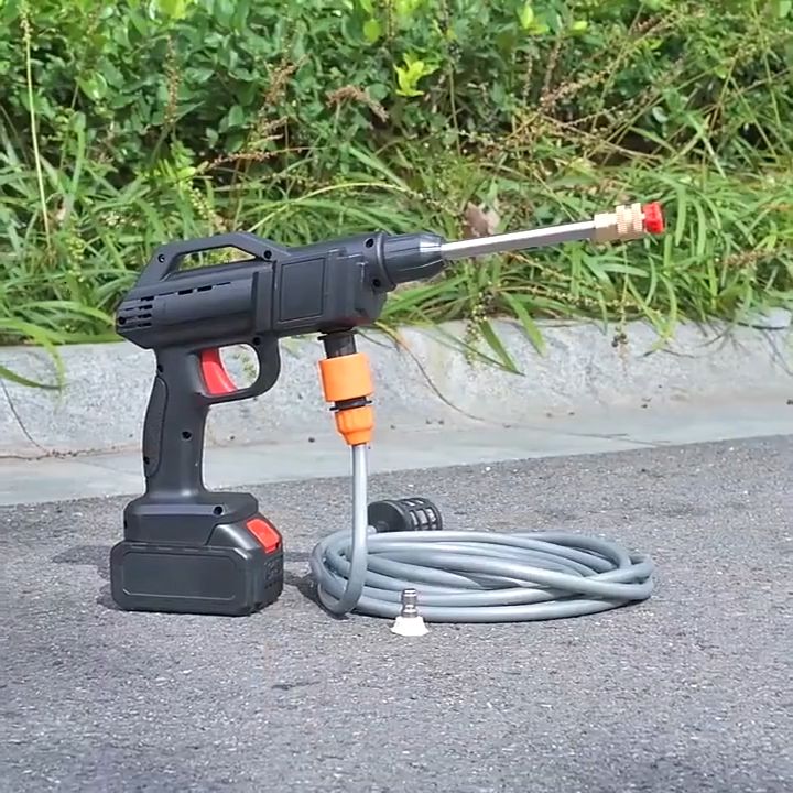 【Free Box】 Portable Car Washing Machine Cordless High Pressure Washer ...