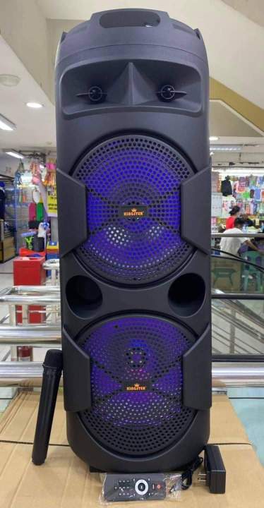 PORTABLE 33INCH BIGGEST KARAOKE BLUETOOTH SPEAKER FM AUXIN FREE ...