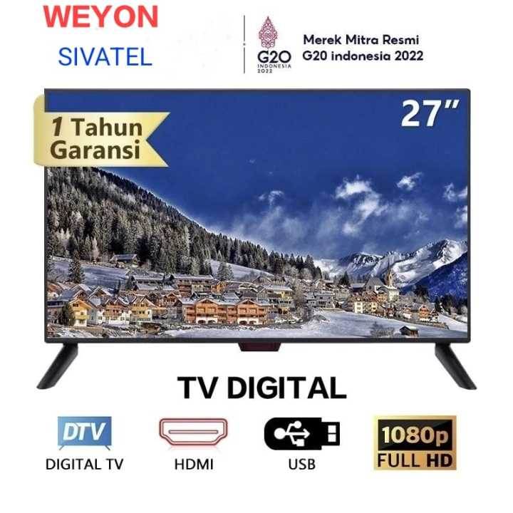 TV DIGITAL 27 INCH LED TV WEYON | Lazada Indonesia