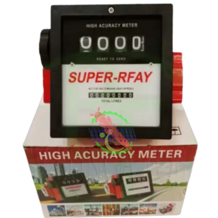 Flow Meter Super Rfay 2 Inch 4 Digit Flow Meter Pengukur Solar 2 Inch ...