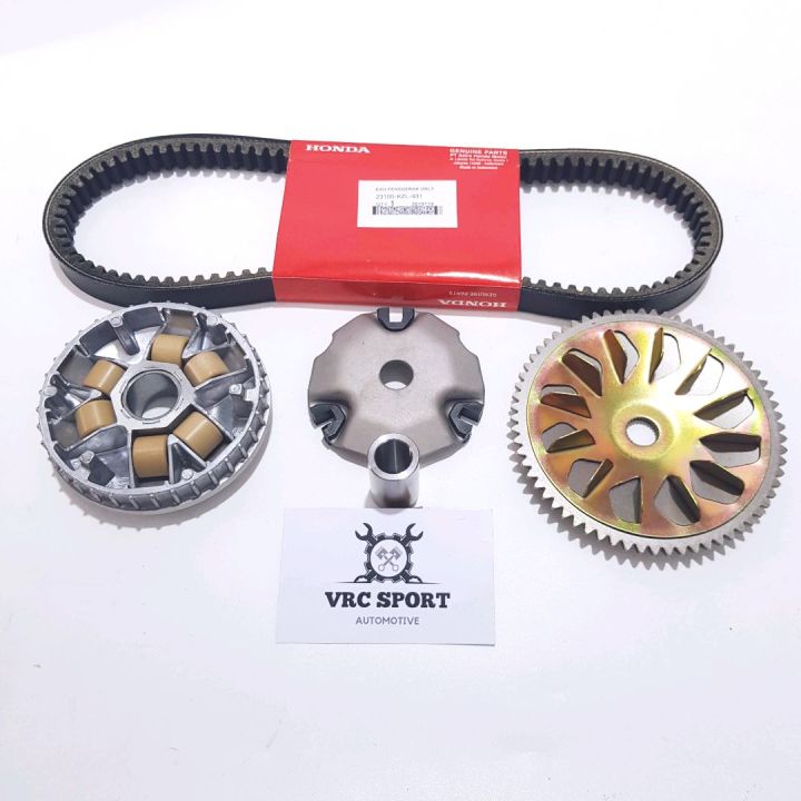 paket CVT rumah roller assy kvb kipas Roller beat Vanbelt fan belt KZL ...