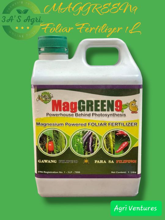Maggreen9 Magnesium Powered Foliar Fertilizer 1L | Lazada PH