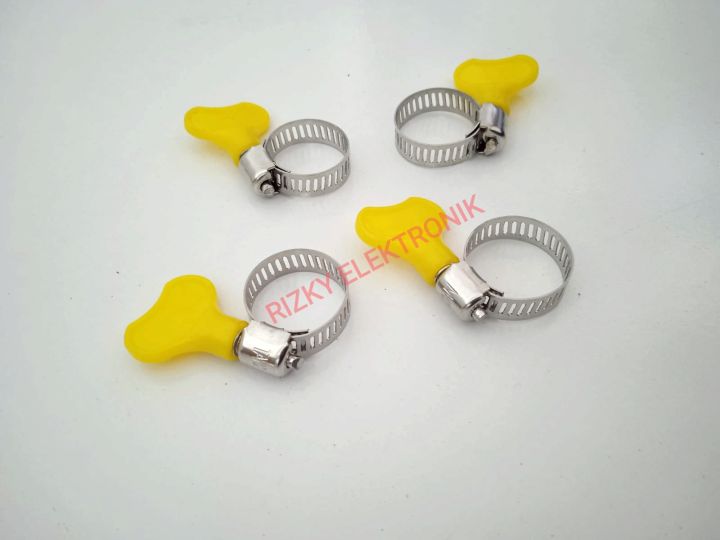 (harga 10pcs) Klem Kuping Stainless 7/8 Pengikat Selang Kompor Gas ...