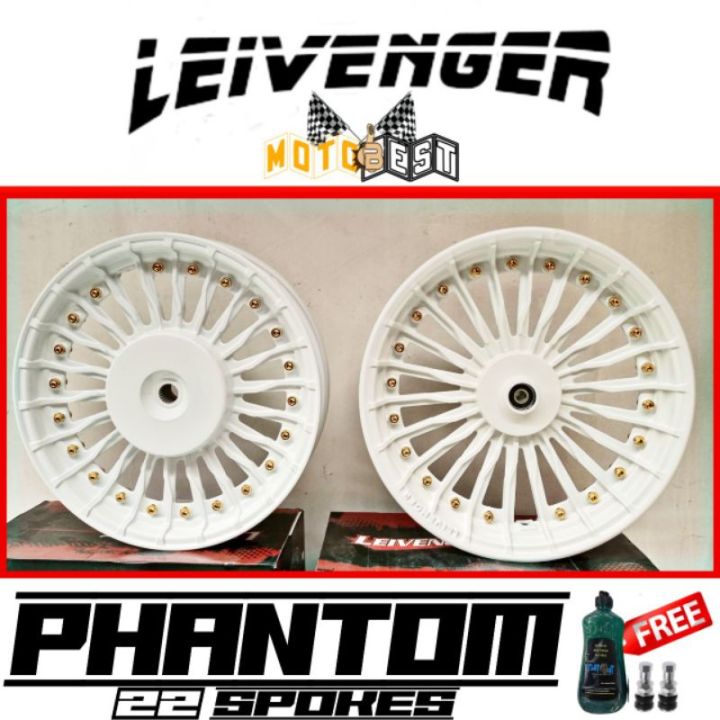 LEIVENGER Phantom Mags (Kalesa Type) For Mio & Mio 125 Models w/ Free ...
