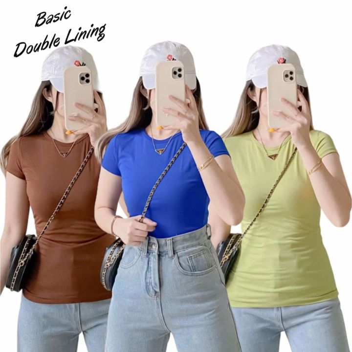 ALTHEA Basic Top Double Lining Full Length | Lazada PH