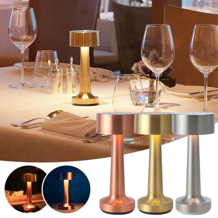 โคมไฟตั้งโต๊ะ โคมไฟหัวเตียง ไฟติดห้องนอน โคมไฟตั้งโต๊ะ LED Touch Sensor ...